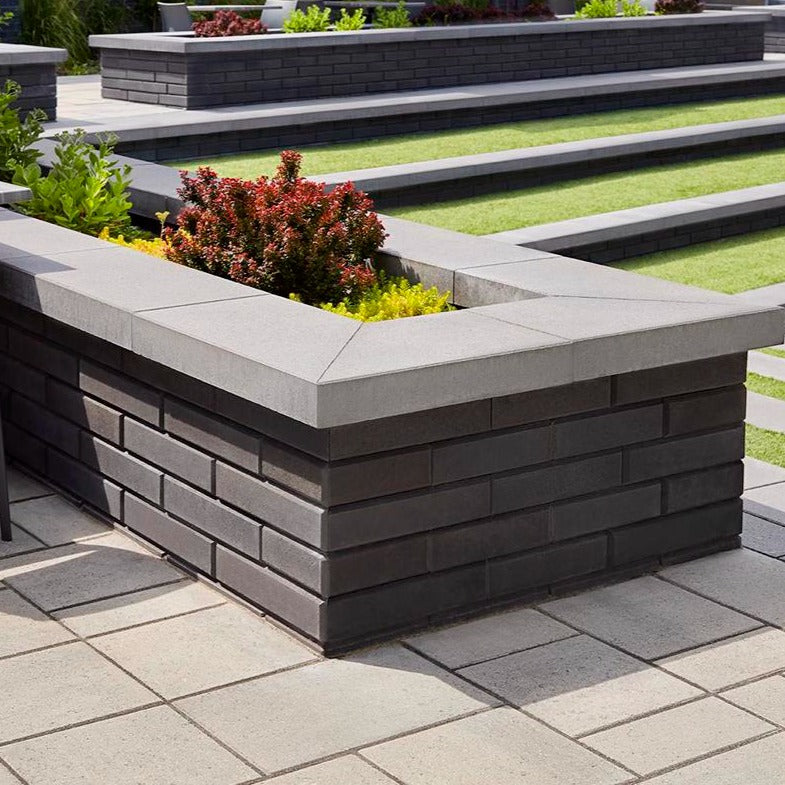 Segmental Block Wall Cap Stepoc Retaining Walls Ibstock